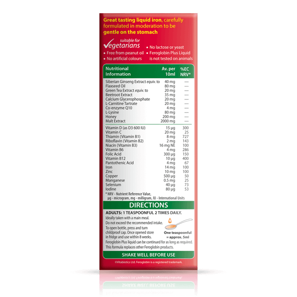 شربت فروگلوبین پلاس Feroglobin Plus Syrup – داروخانه آنلاین دواشاپ